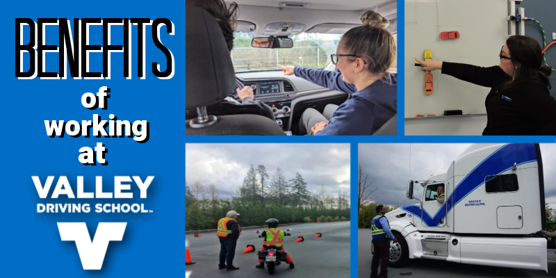 Benefits of Working at Valley Driving School